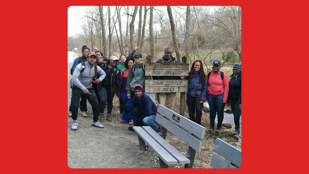 Mason-Dixon Line on the Northern Central Railroad (NCR) Trail on March ...