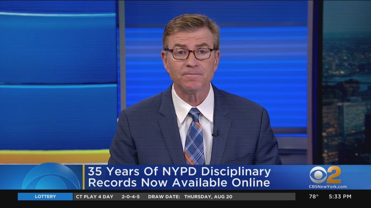 35 Years Of NYPD Disciplinary Records Now Available Online - YouTube