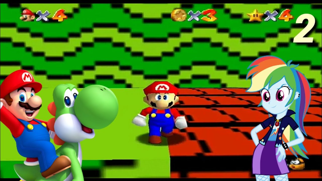 Retro Mario Time - (Super Mario 64 Retro Rom Hack) - Playthrough Parte ...