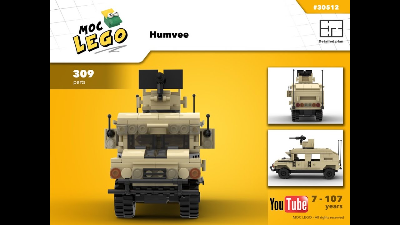 MOC LEGO #30512: Humvee - YouTube