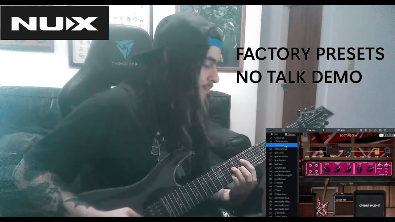 NUX MG300 MKII - All Factory Presets Test / No Talk - YouTube
