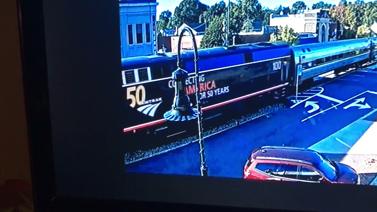 Amtrak 95 with loco number 100 - YouTube