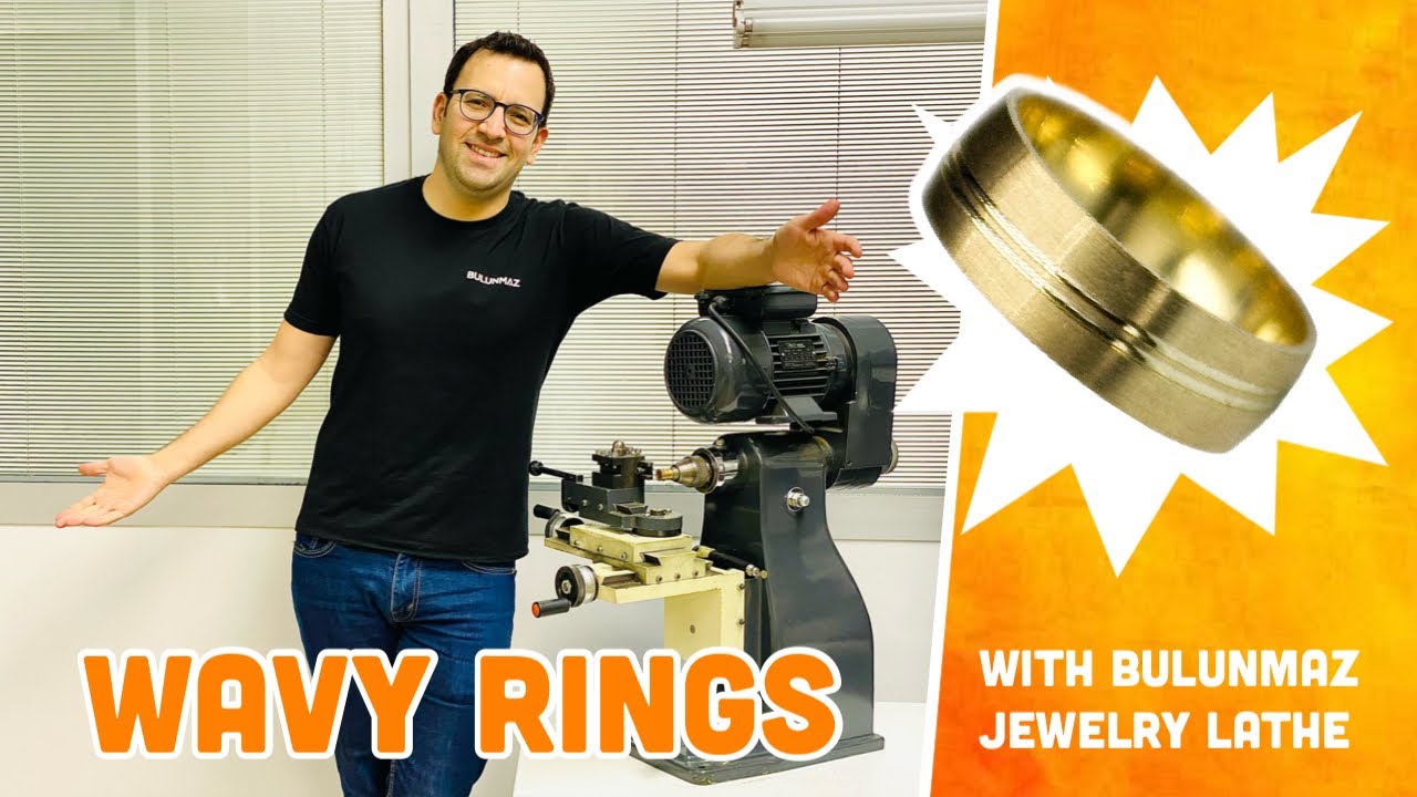 WAVY RING PRODUCTION USING WAVE COLLETS with Jewelry Lathe - YouTube