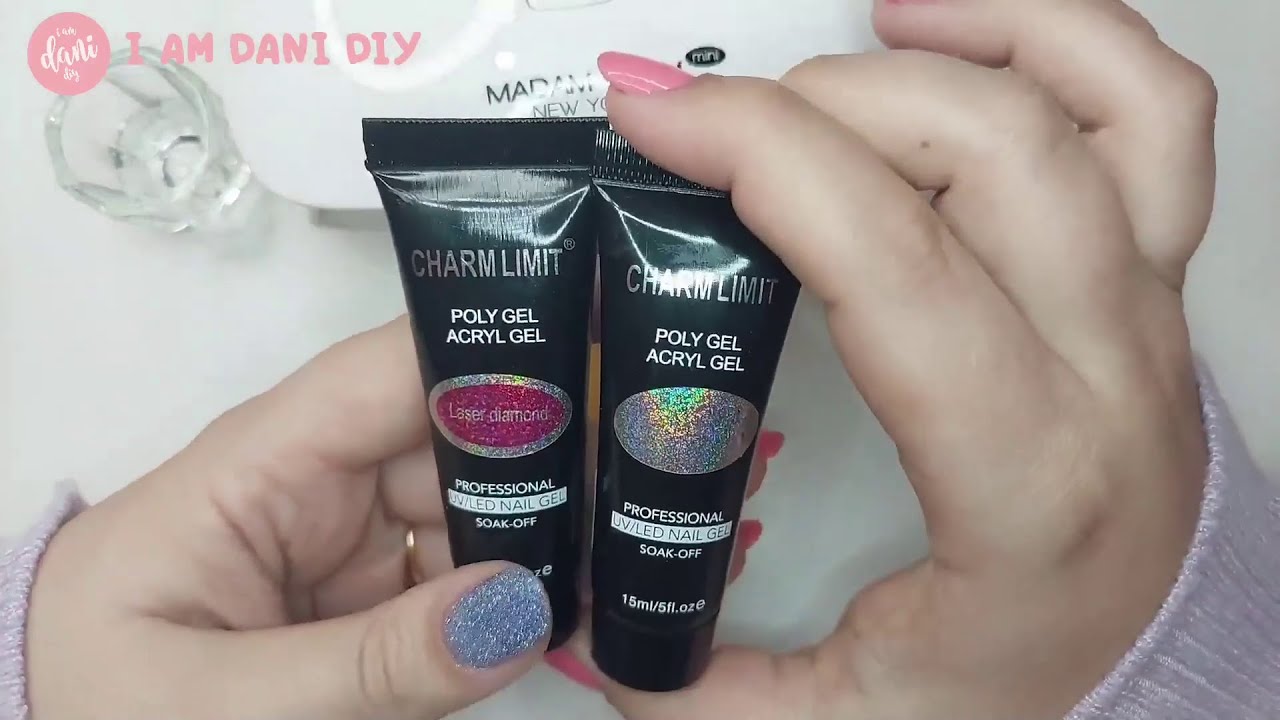 💅Probando NUEVO POLYGEL RARO de Charm Limit Laser Drill 💅 - YouTube