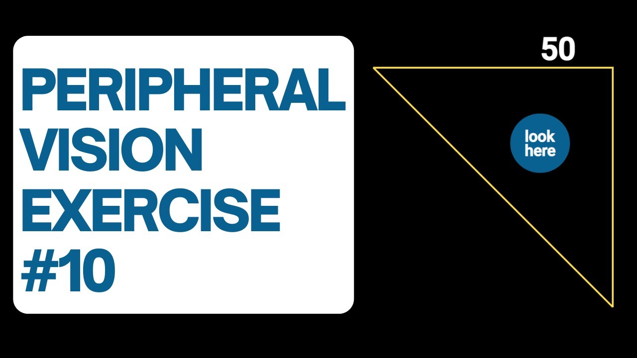 PERIPHERAL VISION EXERCISE | How to improve your eyesight [Training #10 ...