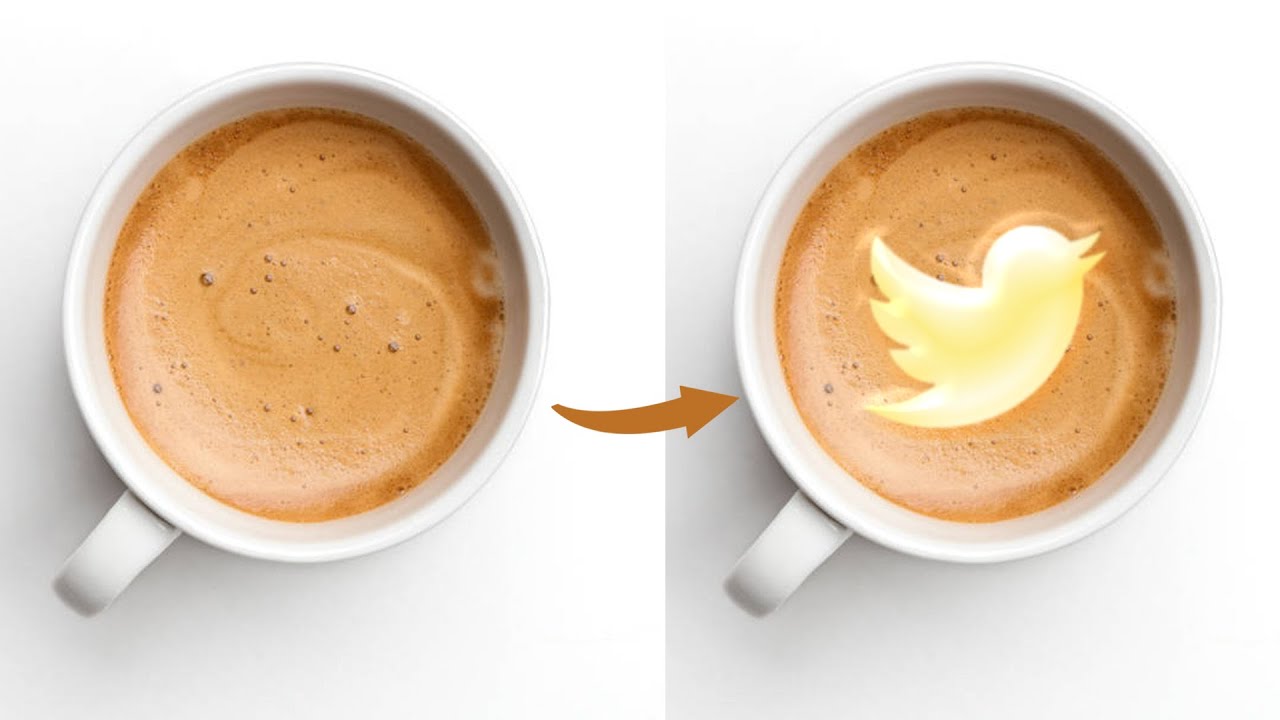 Create a Coffee Latte Effect in Adobe Photoshop | Tutorial for Stunning ...