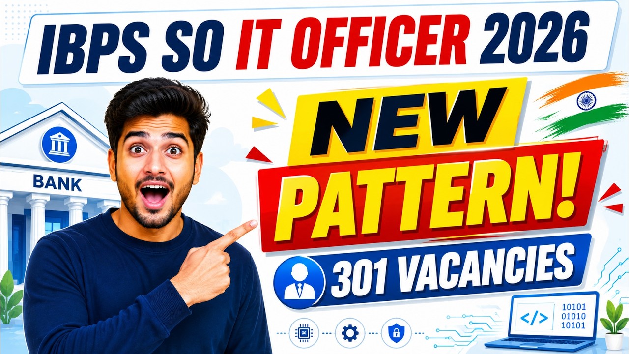 IBPS SO IT Officer 2026 Notification OUT! Pattern Changed Completely 😱 ...