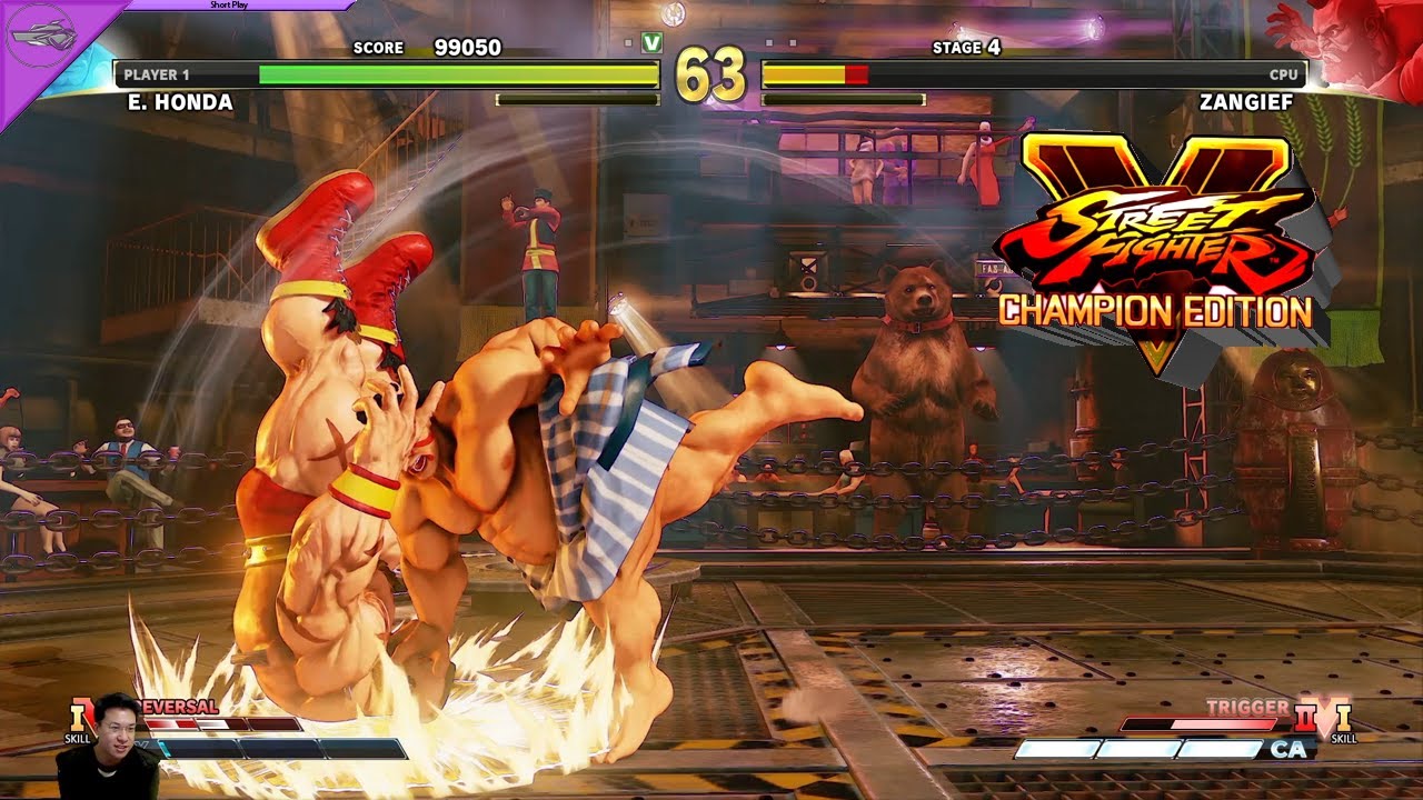 (PS4) Street Fighter 5 - AE - 18 - E.Honda - Arcade SF2 - YouTube