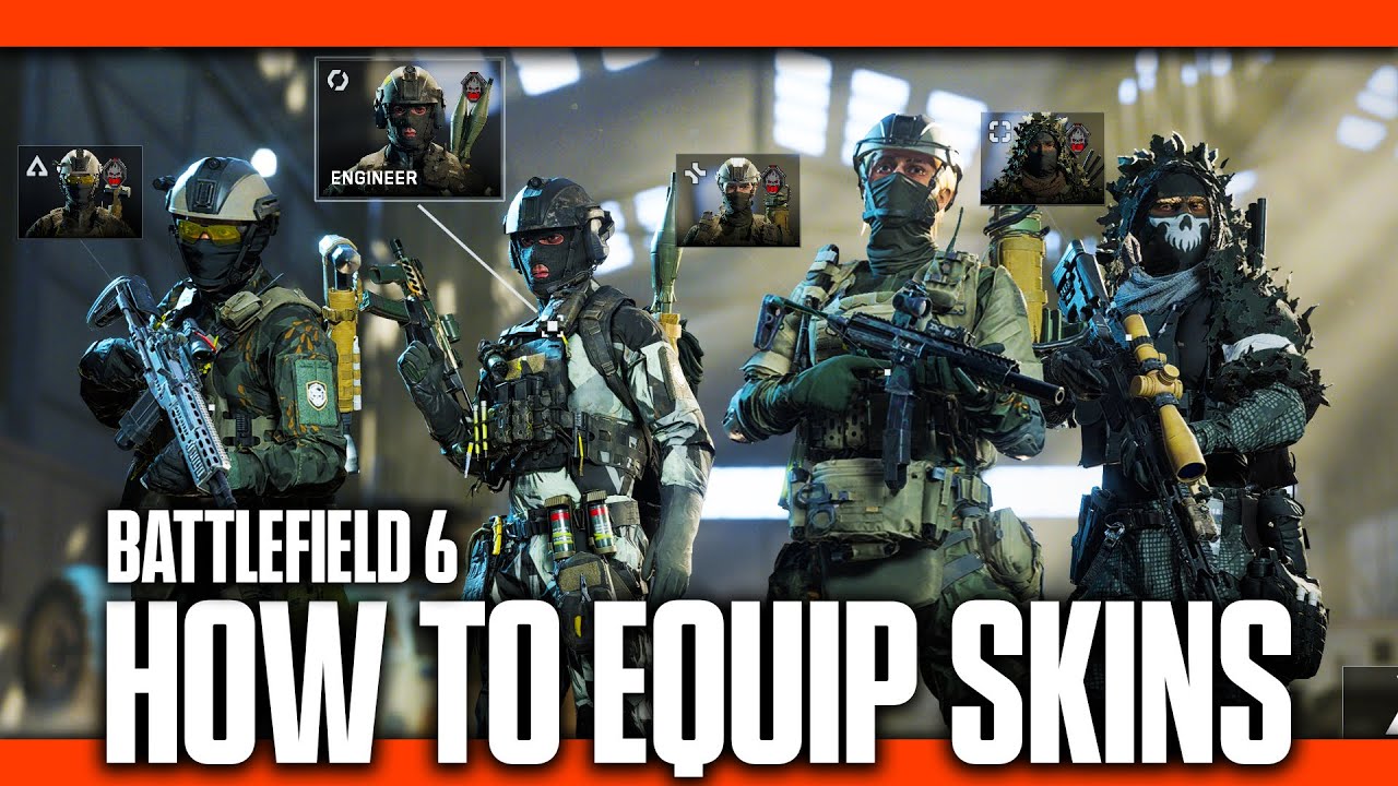 How to Equip ALL Your Skins & Cosmetics in Battlefield 6 (Pre-order ...