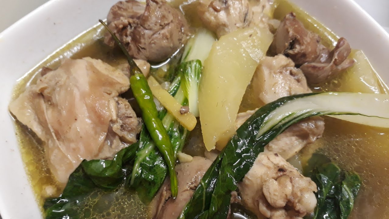 Classic Tinolang Manok with Pechay/Chicken Tinola Recipe/Lutong Bahay ...