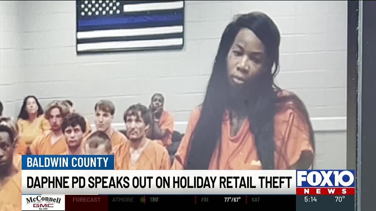 Daphne police speaks out on holiday retail theft - YouTube