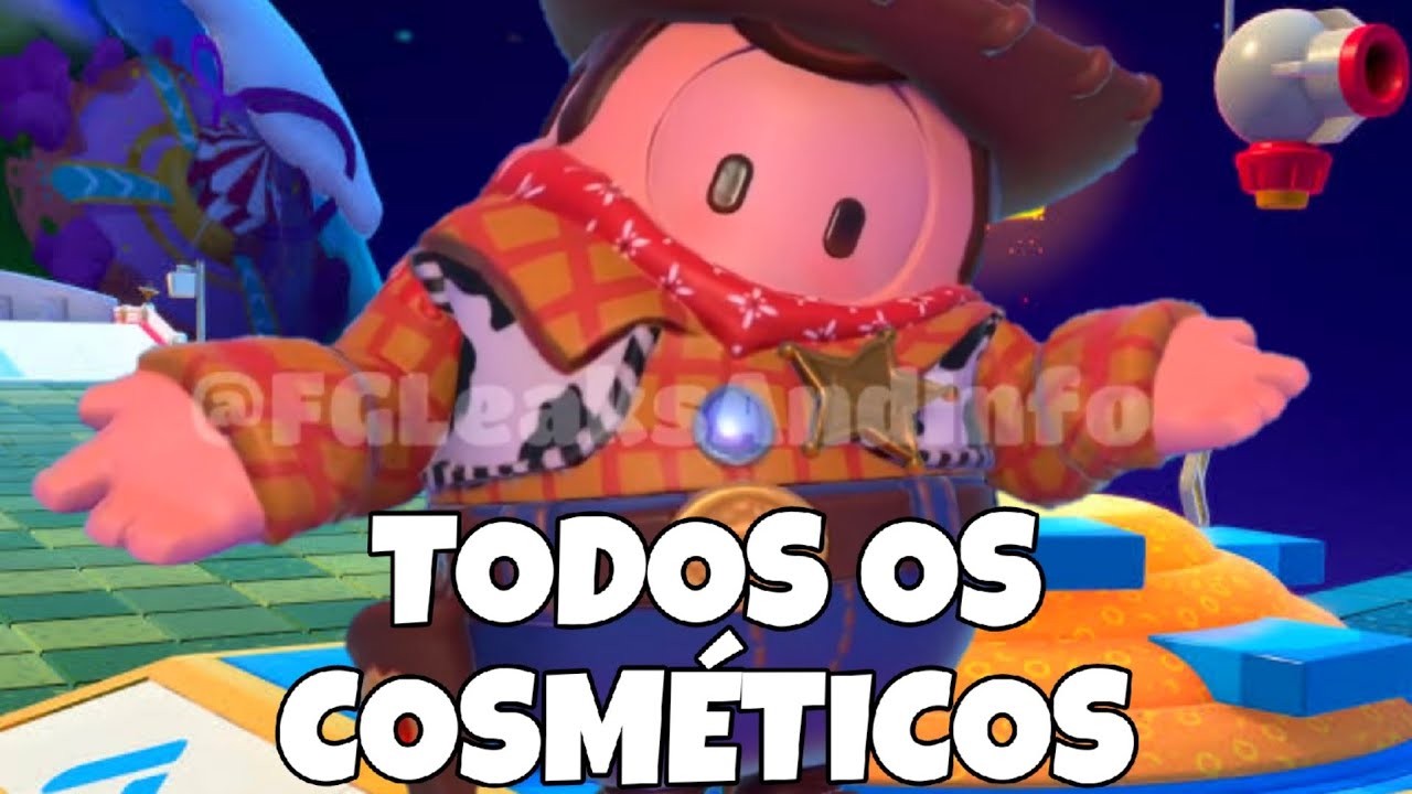 Fall Guys - Skins Toy Story e Muito Mais (Todos os Cosméticos) - YouTube