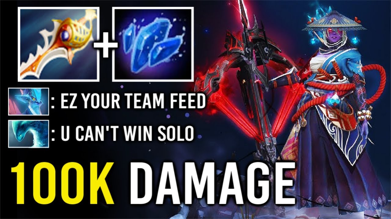 CRAZY 100K DMG in 55 Min! Drow Ranger vs Megas Epic Rapier Drop Team Feed Comeback by Timado ...