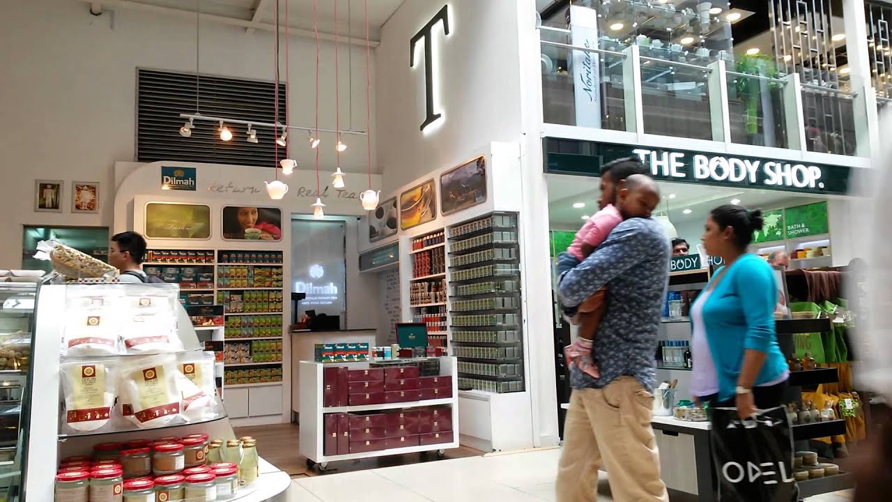 Tea counter at Odel's, Colombo, Sri Lanka - YouTube