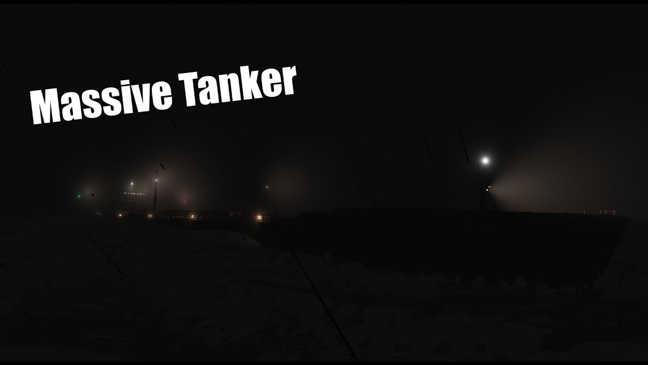 Massive Tanker Sinks In Bad Weather In Stormworks - YouTube
