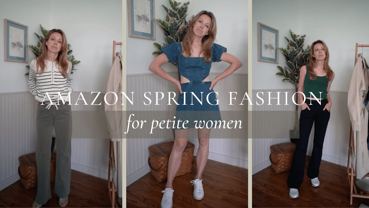 Petite Amazon Try On Haul | Spring 2023 Dresses, Pants, Jackets & More ...
