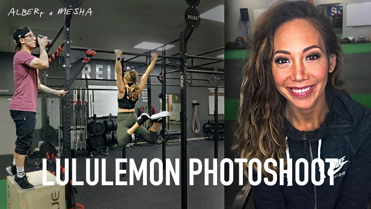 Glam Photoshoot Makeup Transformation... Behind the Scenes Lululemon ...