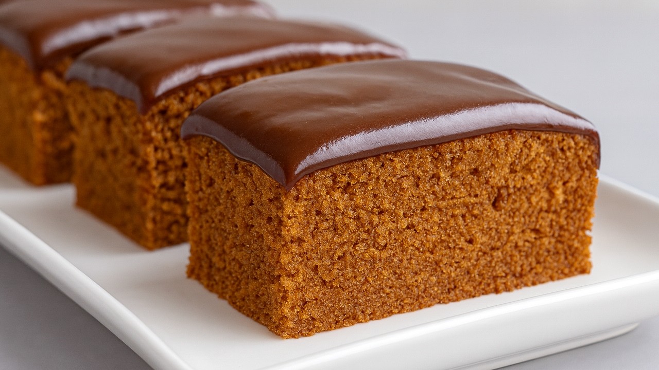 Easy Ginger Cake Recipe - No Sugar, No Flour, No Eggs! Ginger Cake, in ...