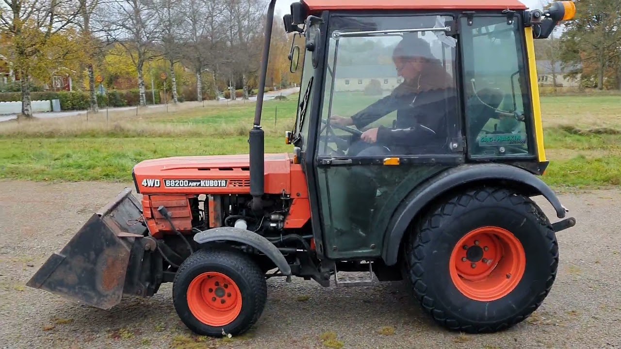 KUBOTA B8200 HST D 1990 - YouTube