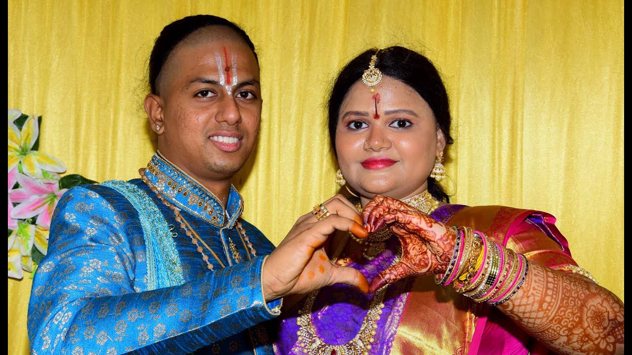 srivathsan weds srividya wedding evening session - sona studio - YouTube