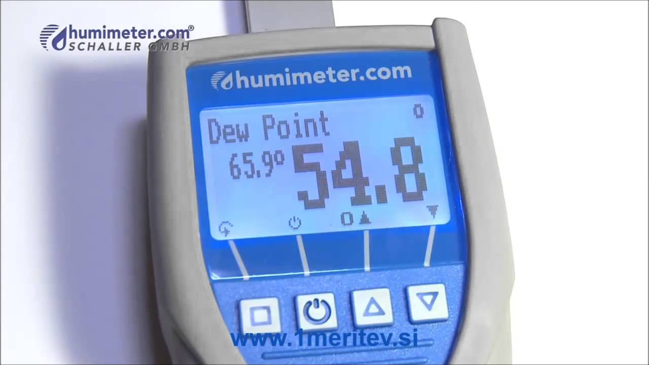 Vlagomer Humimeter RH5 za papir - YouTube