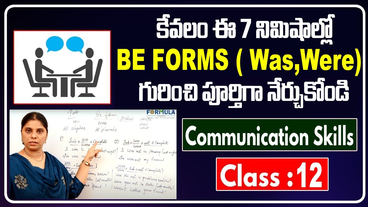 Learn "Be Forms" English Grammar with Examples & Exercises || Complete ...