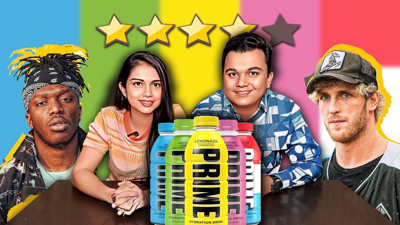 Trying ALL Prime Hydration Flavors Officially Launched in India! 🇮🇳🍹# ...
