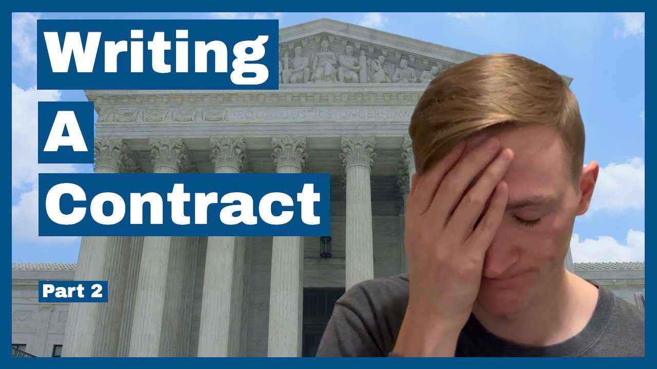Writing a Creative Financing Purchase Agreement | Contract Tips - YouTube