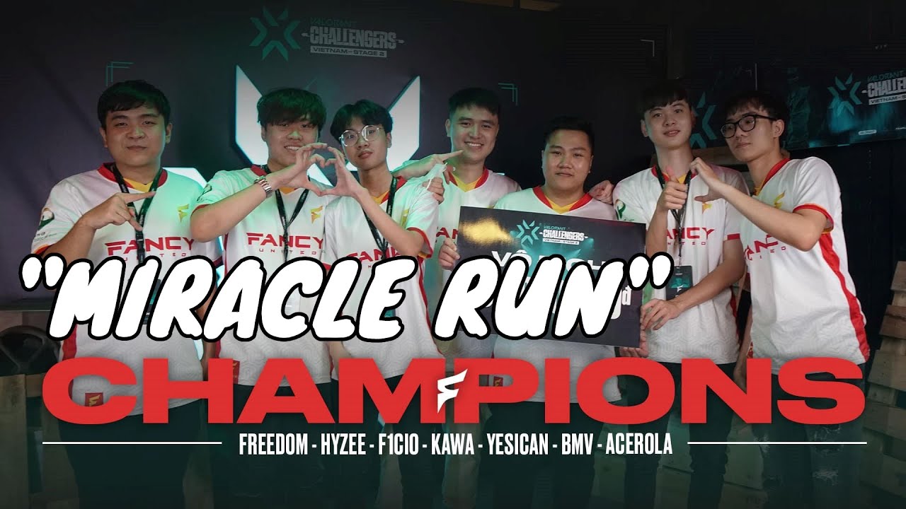 Hành trình vô địch VCT STAGE 2 VIETNAM của FANCY UNITED ESPORTS - YouTube