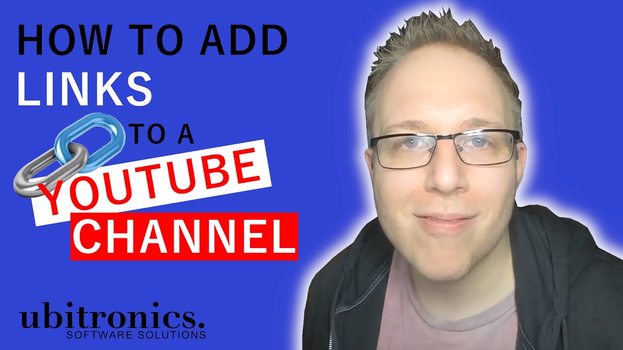 How To Add Links To A YouTube Channel YouTube How To Add Links To A YouTube Channel YouTube