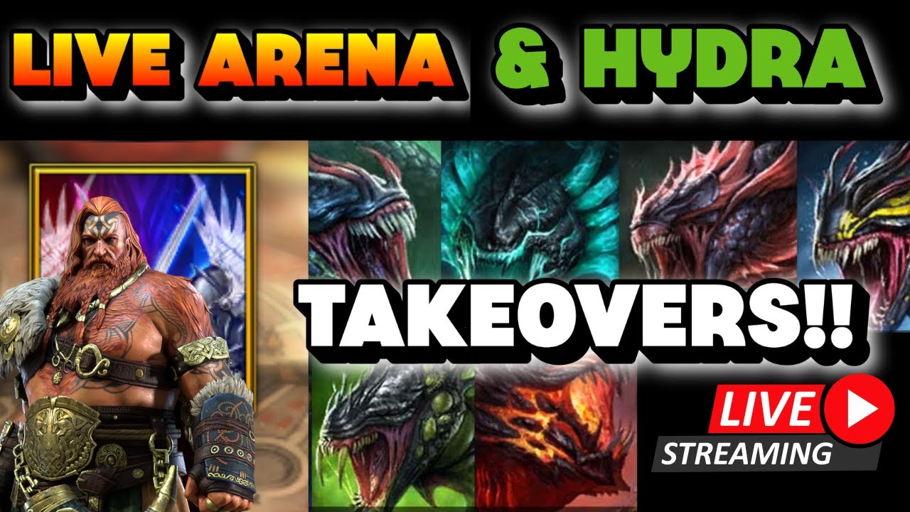 Thor Live Arena & Crazy Hydra Transformations! - YouTube