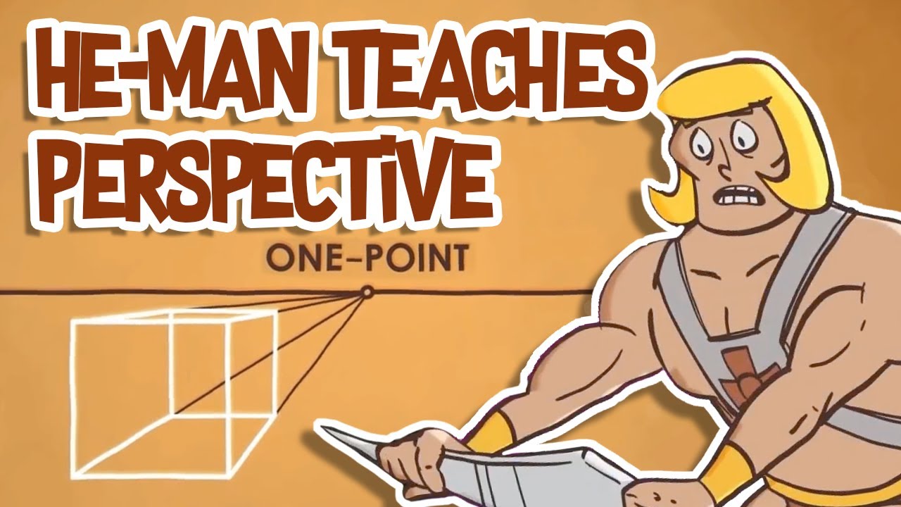 He-Man Reveals Perspective Drawing Secrets | #tutorial #parody - YouTube