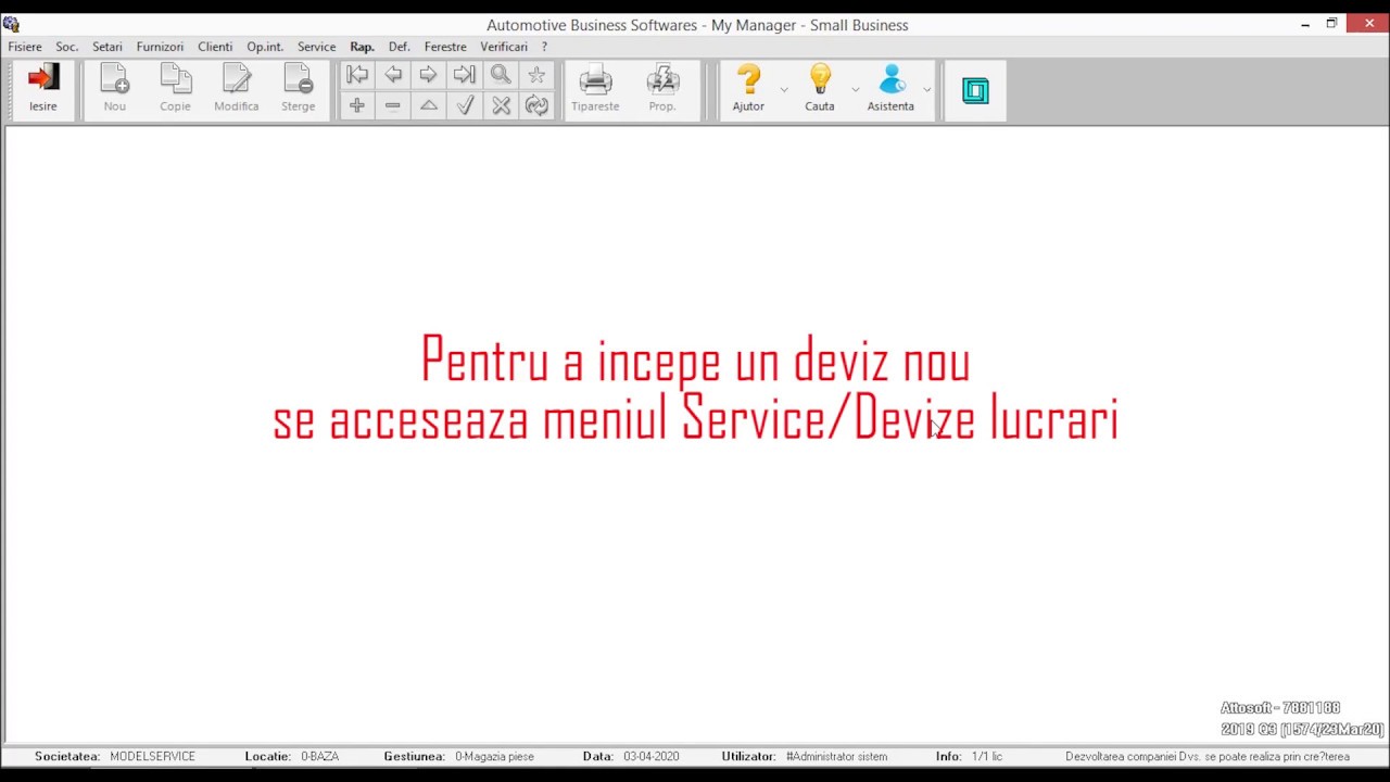 Creare deviz lucrare - MyManager SMART Business - YouTube