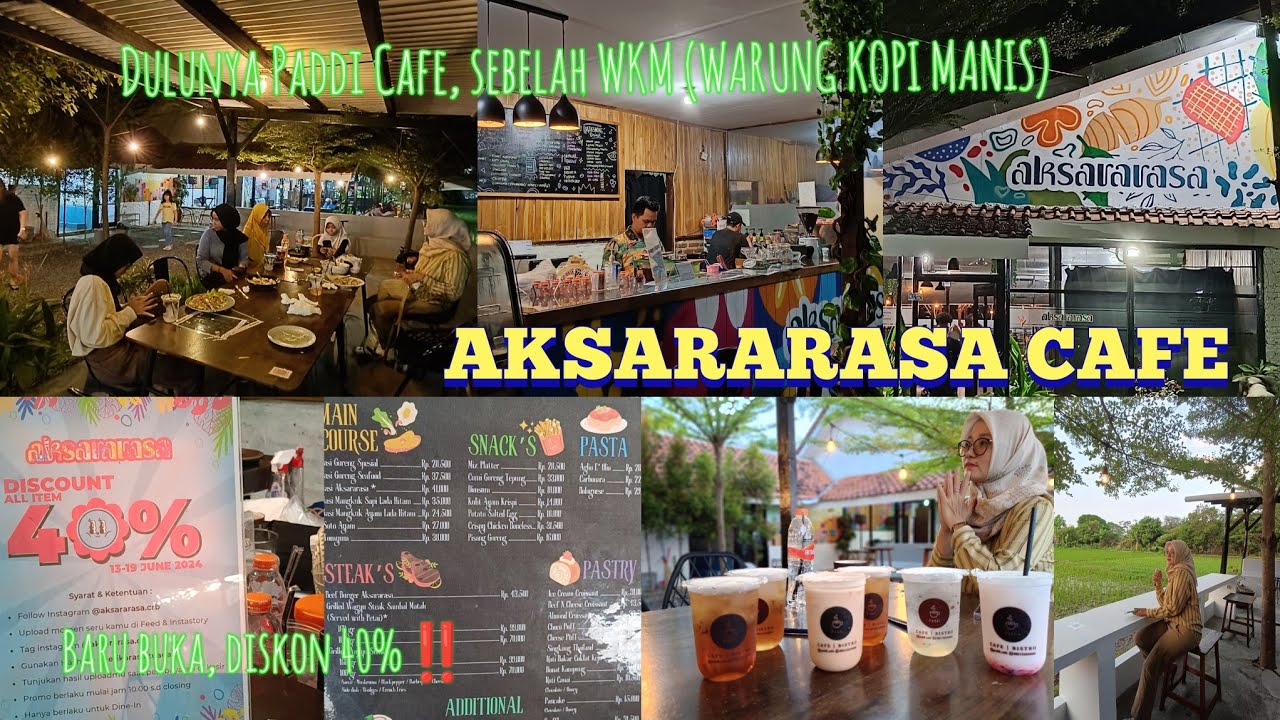 AKSARARASA CAFE CIREBON ‼️ DULUNYA PADDI CAFE SEBELAH WARUNG KOPI MANIS ...