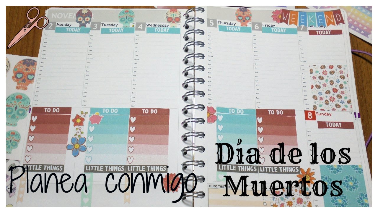 Planea conmigo semana Día de los muertos - ♡ Tati Prieto - YouTube