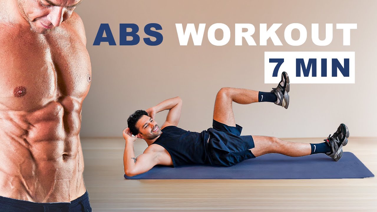 7 Minute Abs Workout – Lose Belly Fat & Get a Six Pack at Home! - YouTube