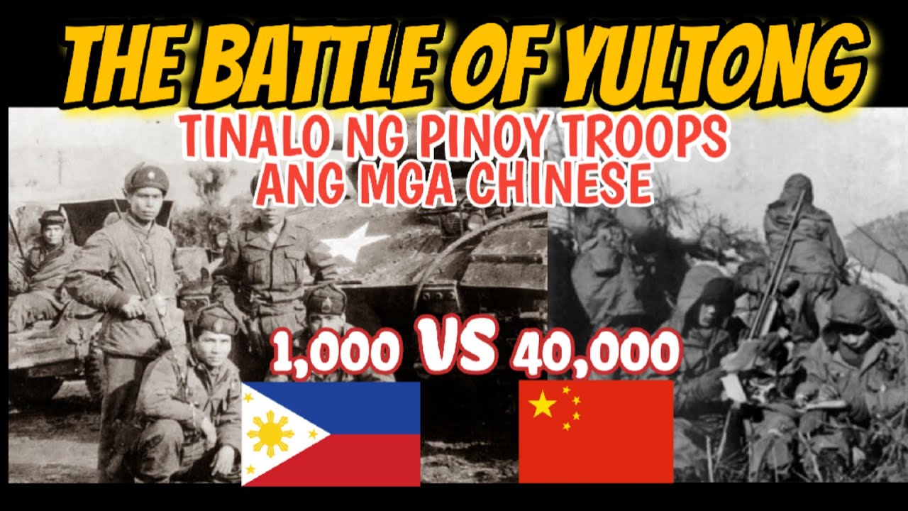 1,000 PINOY SOLDIERS TINALO ANG 40,000 CHINESE SOLDIERS | THE BATTLE OF ...