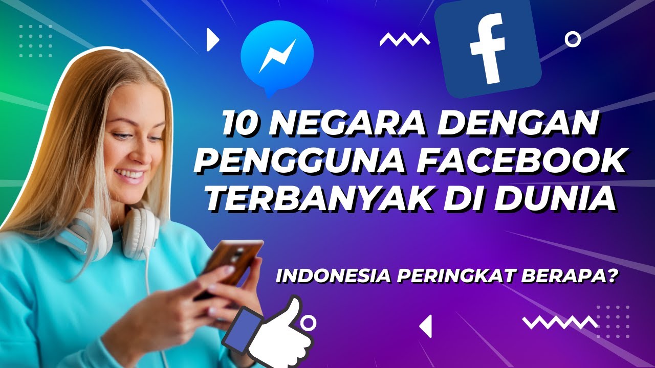 10 negara dengan pengguna facebook terbanyak di dunia - YouTube