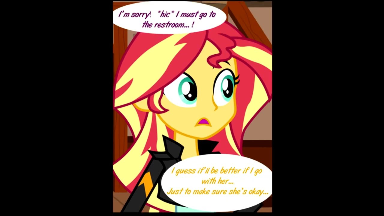 MLP Equestria Girls Comic Dub: Drunk Again (Twilight & Sunset) - Wubcake - YouTube