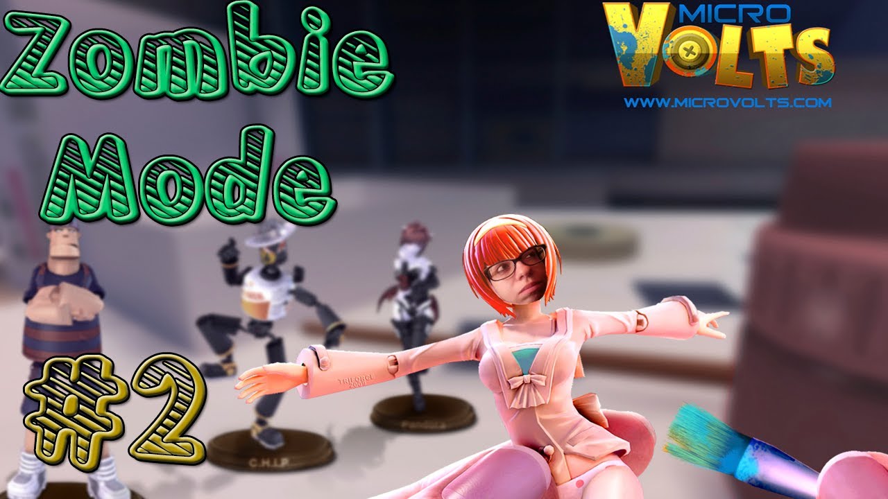 Me gustan los cerebros!! Microvolts modo zombie #2 - YouTube