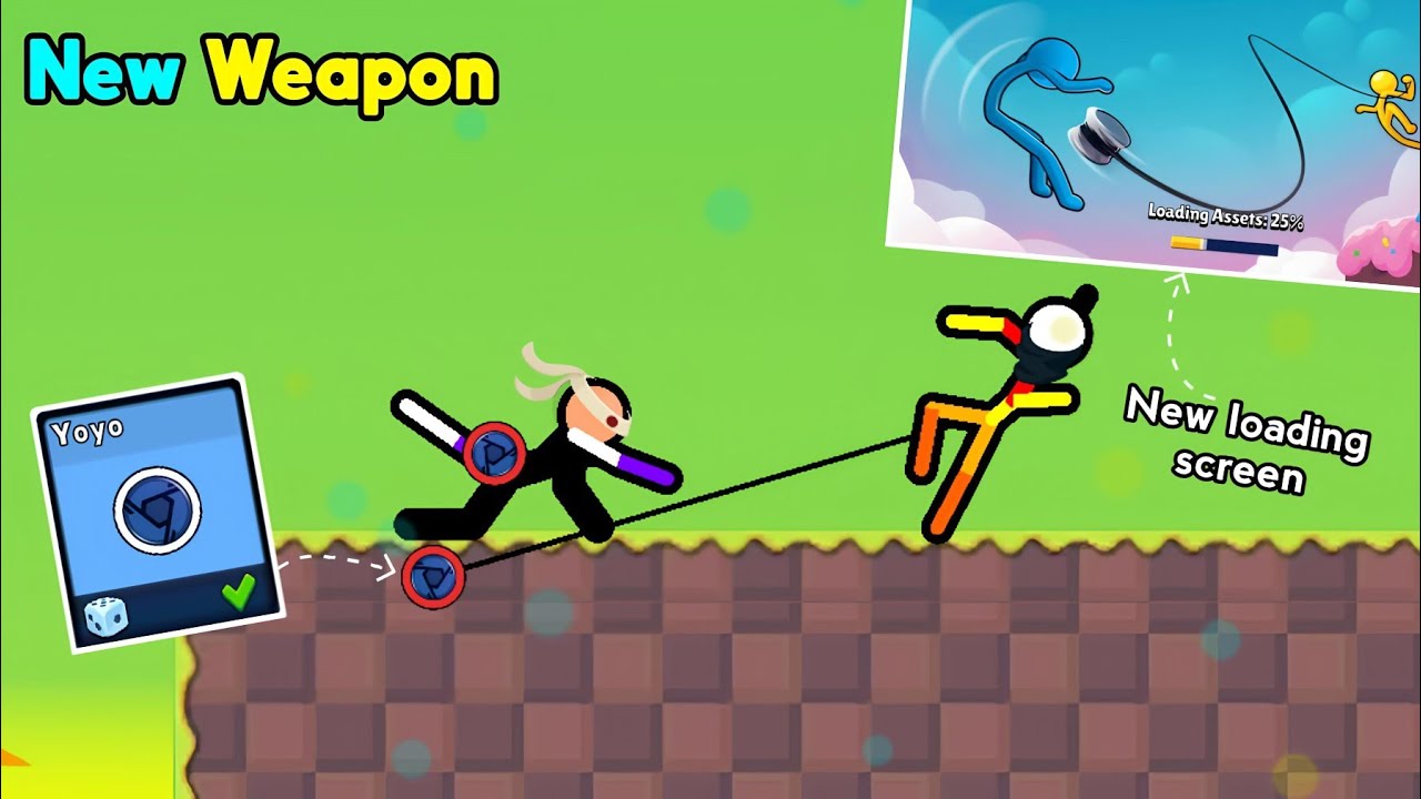 Yoyo - New Weapon || Supreme Duelist Stickman || - YouTube