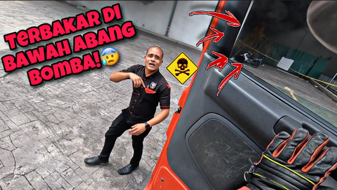 💢NAK DEKAT WAKTU BERBUKA ABANG BOMBA LAYAN API BANGUNAN😱-CELORENG BOMBA ...