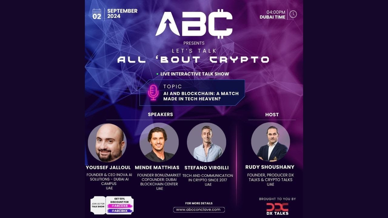 𝐄𝐩𝐢𝐬𝐨𝐝𝐞 2: 𝐀𝐈 𝐚𝐧𝐝 𝐁𝐥𝐨𝐜𝐤𝐜𝐡𝐚𝐢𝐧: 𝐀 𝐌𝐚𝐭𝐜𝐡 𝐌𝐚𝐝𝐞 𝐢𝐧 𝐓𝐞𝐜𝐡 𝐇𝐞𝐚𝐯𝐞𝐧? | ABC '24 ...