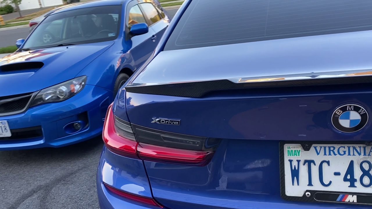 How to install Carbon Fiber Spoiler on BMW 330i M Sport - YouTube