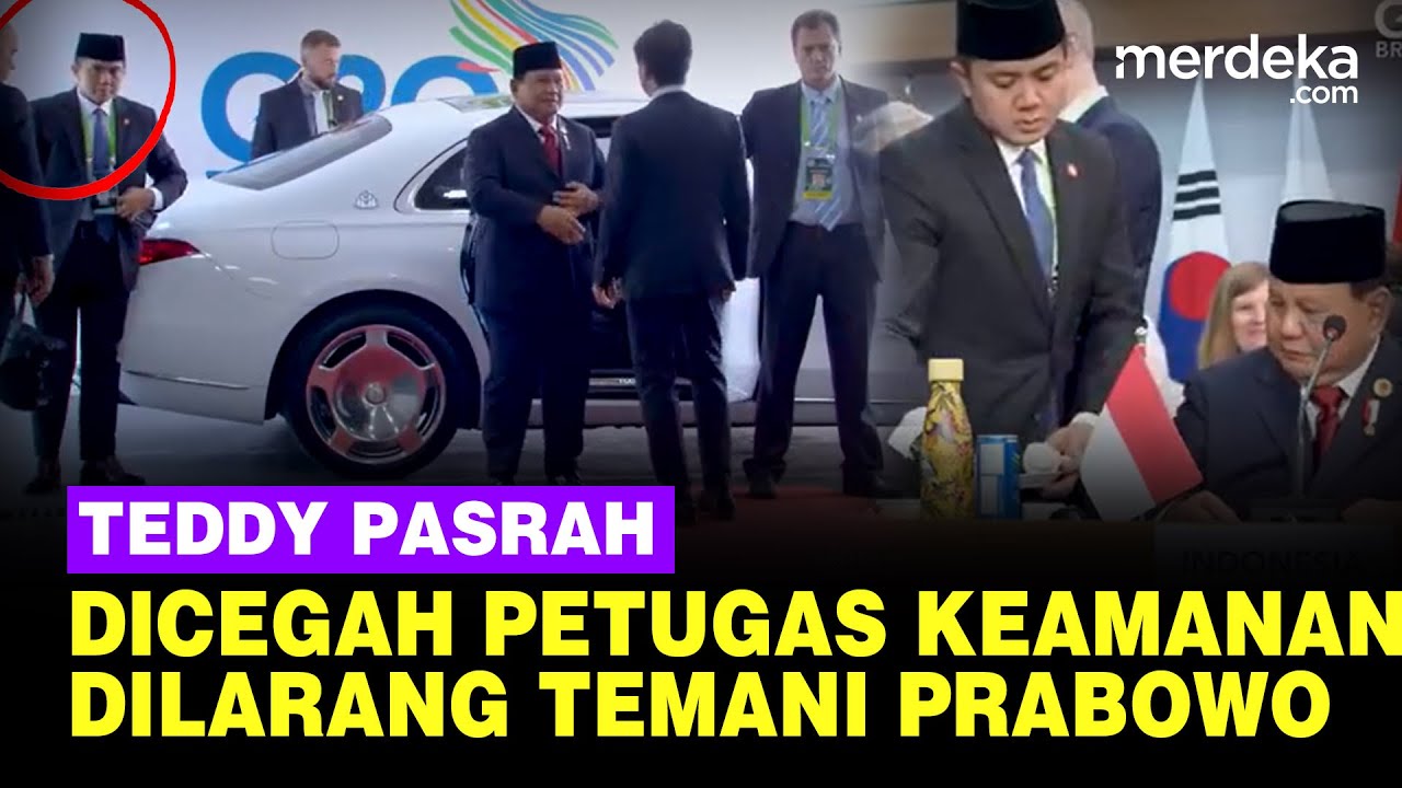 Wajah Pasrah Teddy Dicegah Petugas Keamanan Bule Buat Kawal Prabowo di ...