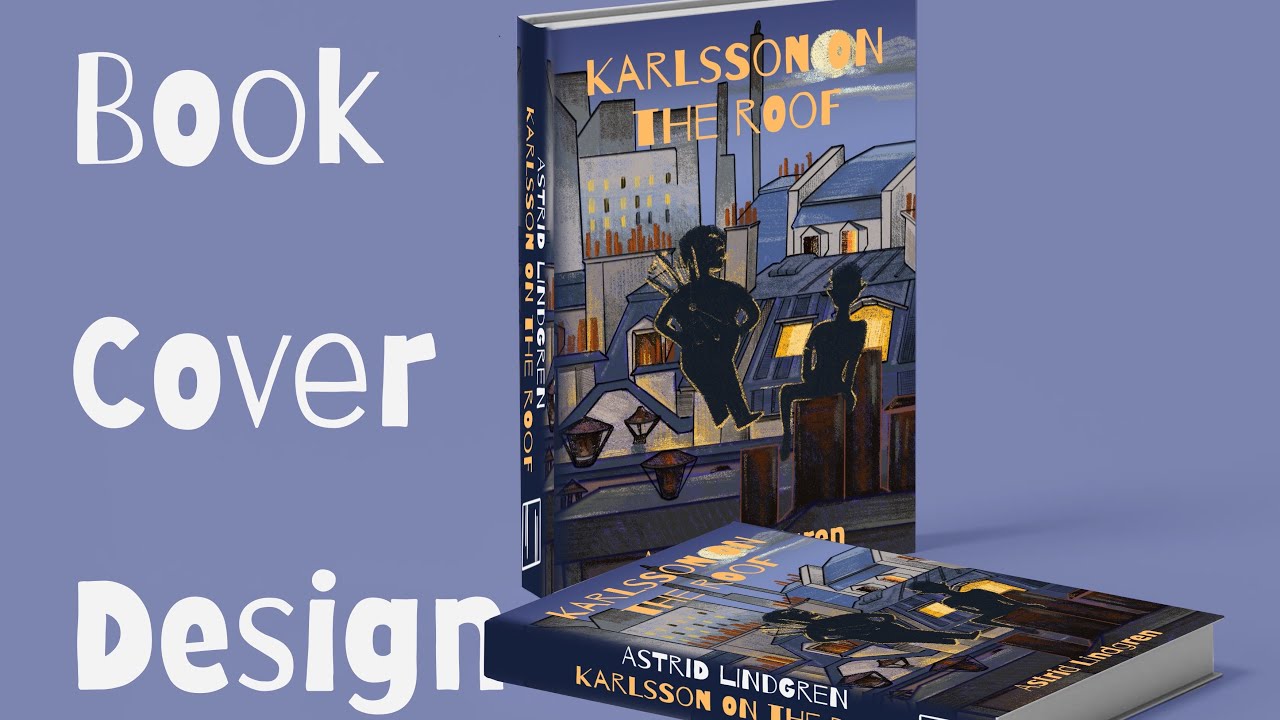 Karlsson on the Roof - Book Cover Speedpaint - YouTube