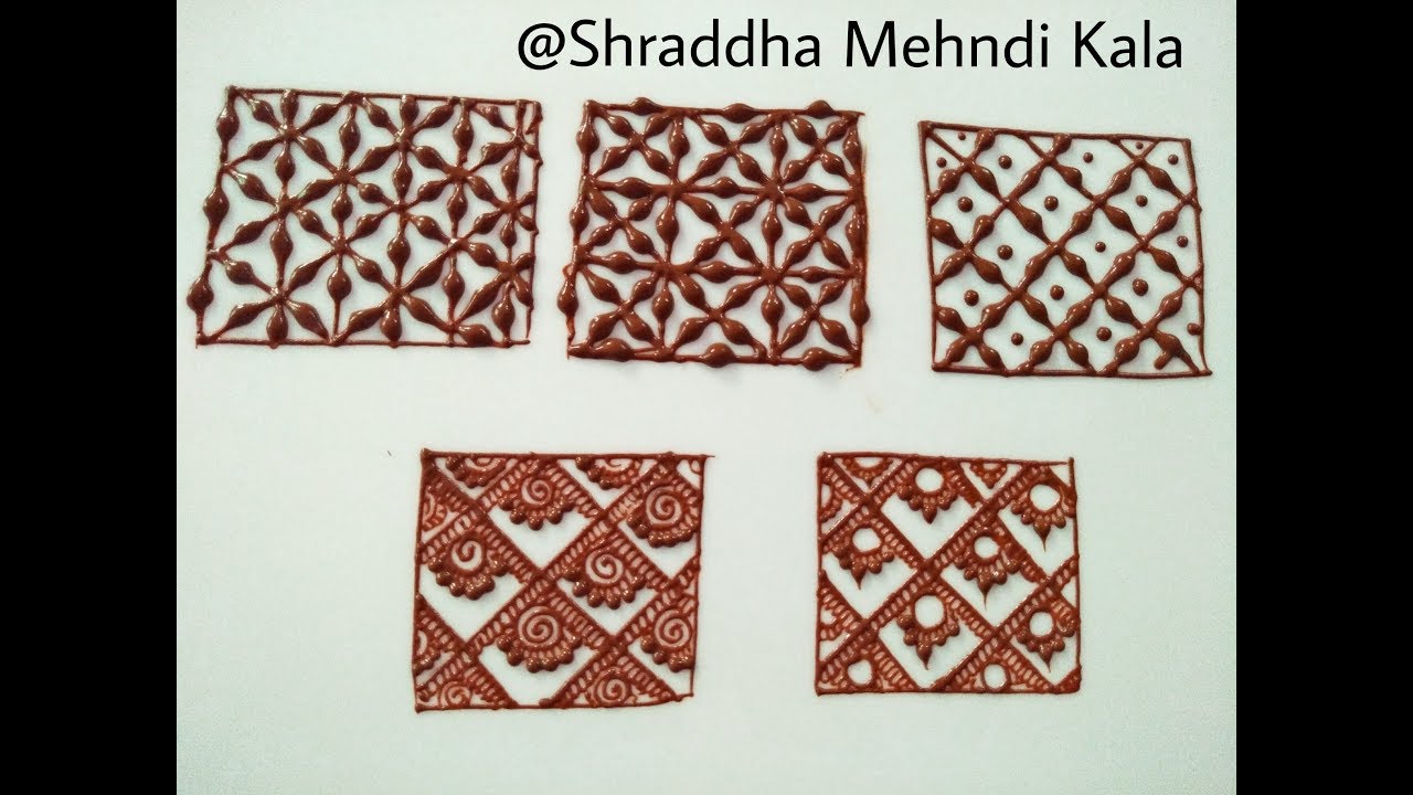 Basic Mehndi Class For Beginner-Chax Design -PART 3 By Henna Artist ...