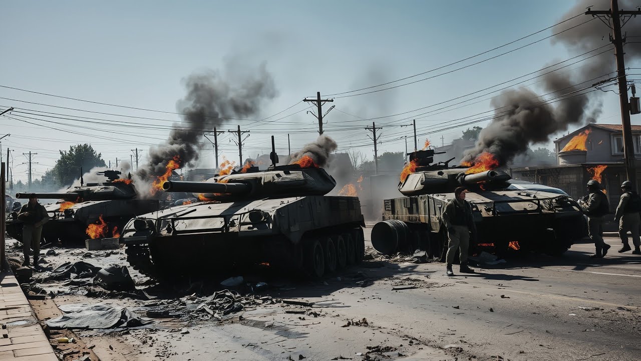 There was a Big Explosion! After Russia Destroyed Row, of German ...