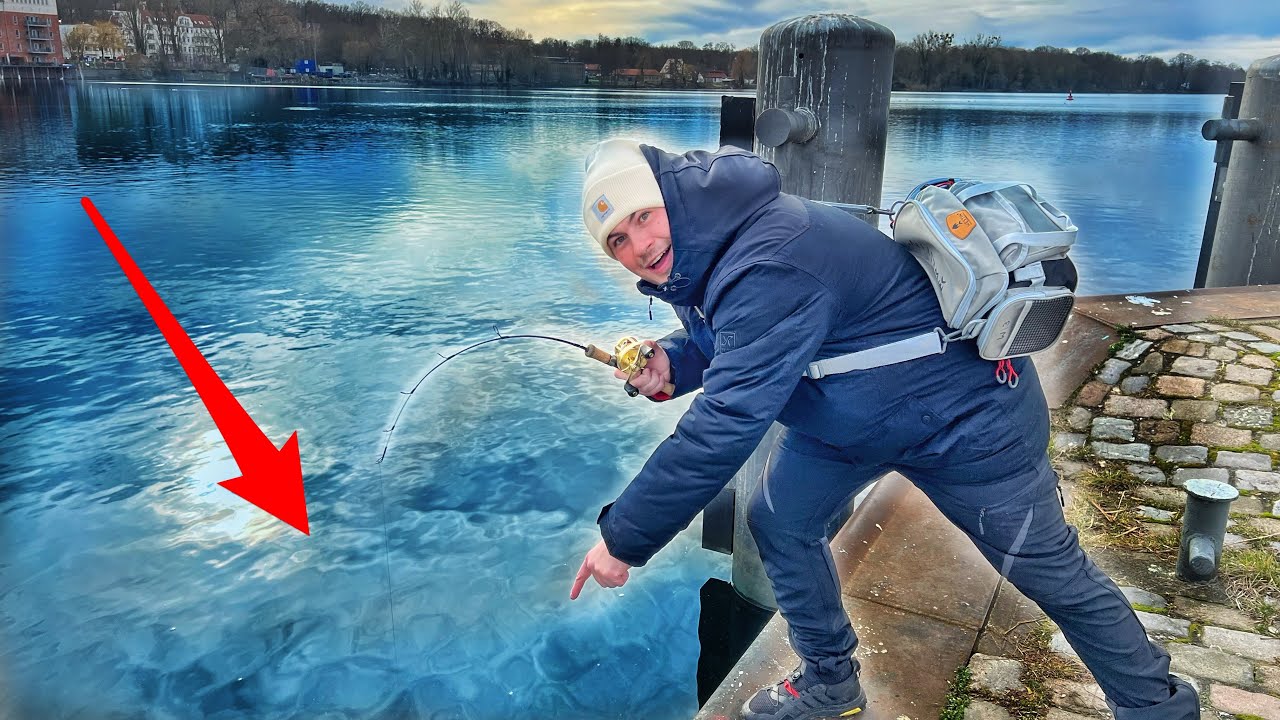 Mit EISRUTE auf ZANDER (inkl. Catch and Cook!) - YouTube