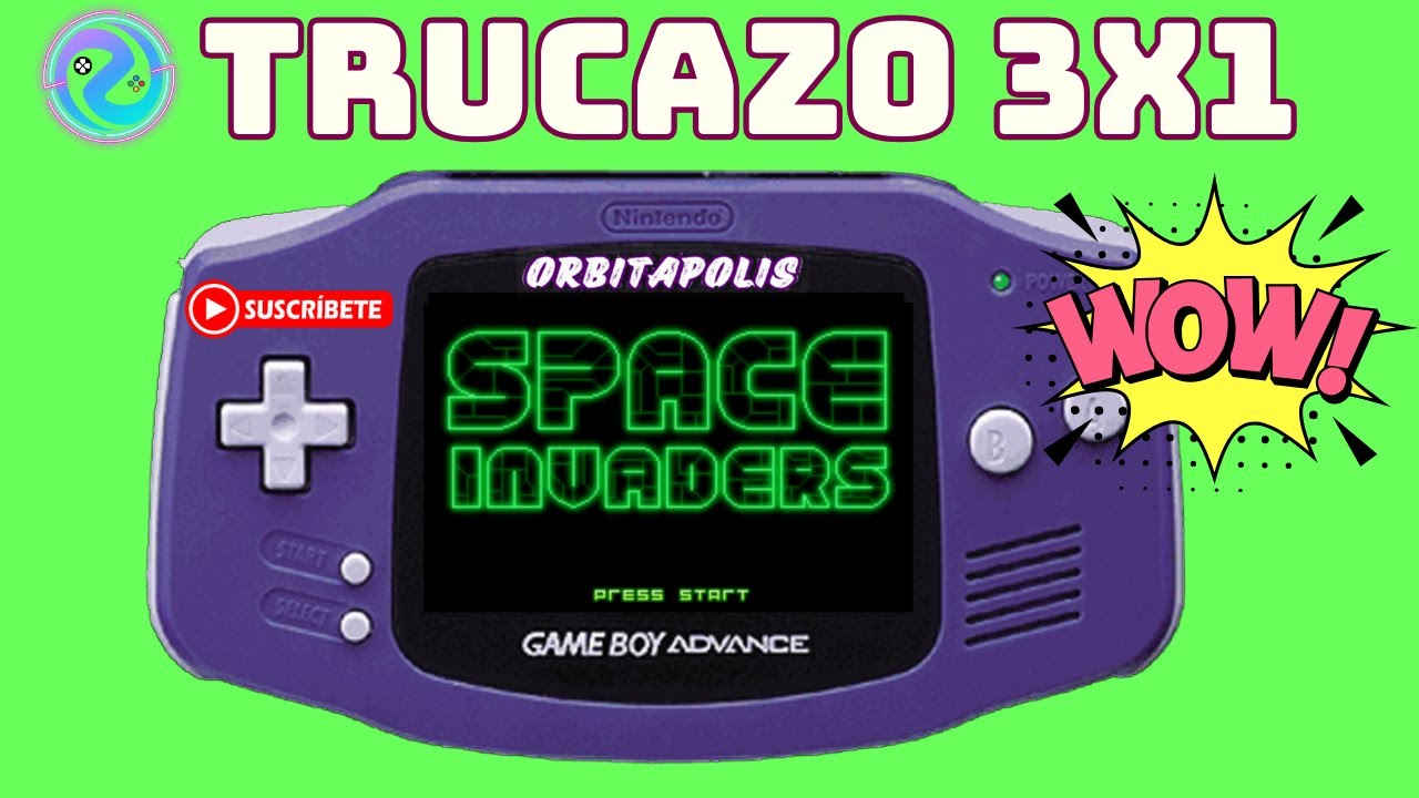 SPACE INVADERS (GBA) - ! EL MEJOR TRUCO QUE EXISTE !😍 (Game Boy Advance ...